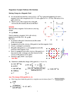 Wave Optics Example Problems with Solutions - Solution So, the ...