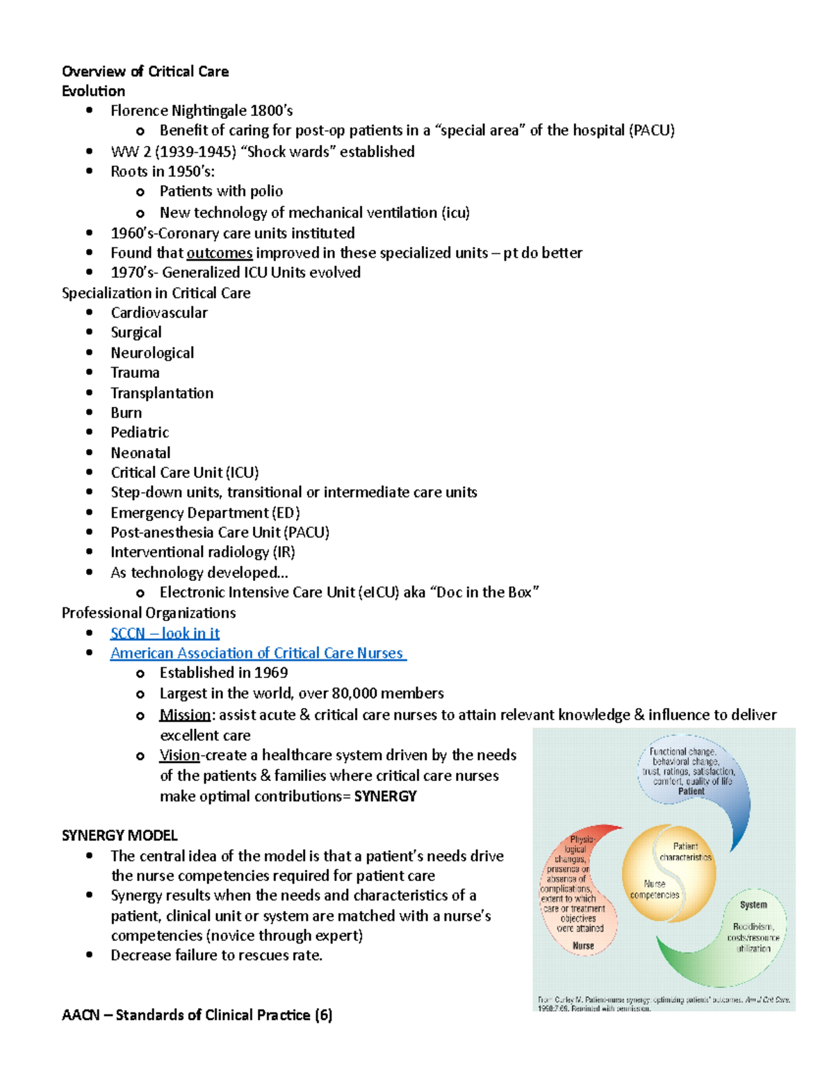 2020-Nurs420 critical care Cardiac Monitoring lecture notes - Overview ...