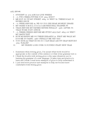 ASL 101 Unit 1 Homework - Emma Lonas Dr. Amiruzzaman Unit 1 Homework ...