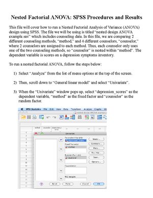 Repeated Measures Mixed Anova SPSS example - Repeated Measures Mixed ...