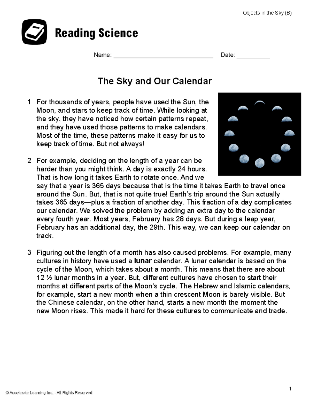 Nikita Siabro - NGSS 5 Objectsinthe Sky Elaborate Reading Science B ...
