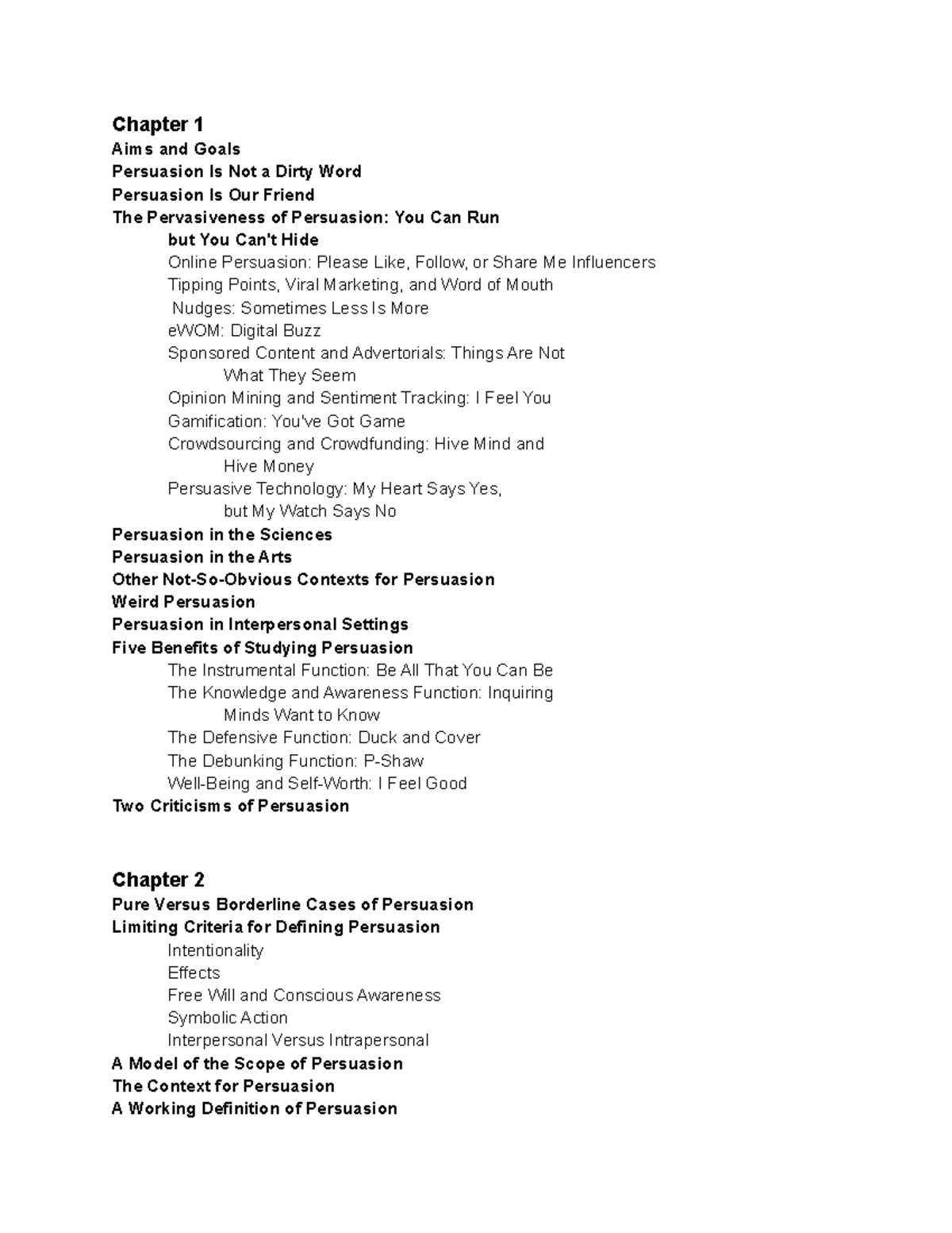 Marketing notes - Seventh edition textbook - Persuasion: Social ...