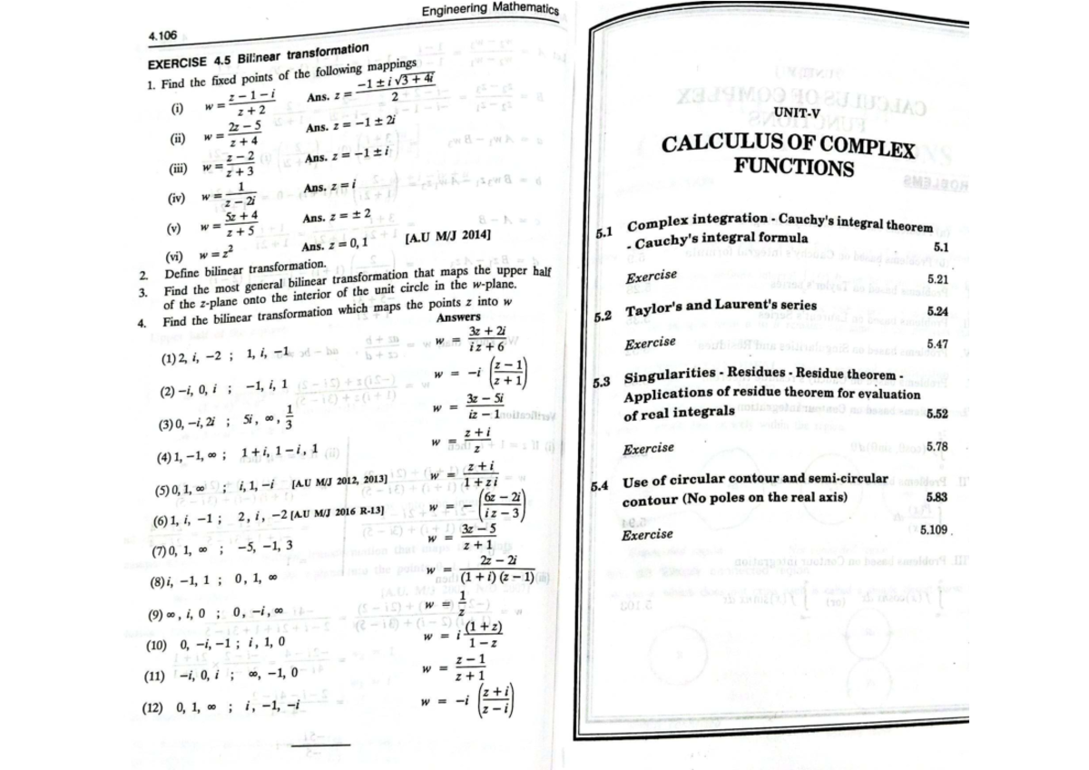 Unit 5 - Mathematics II - Studocu