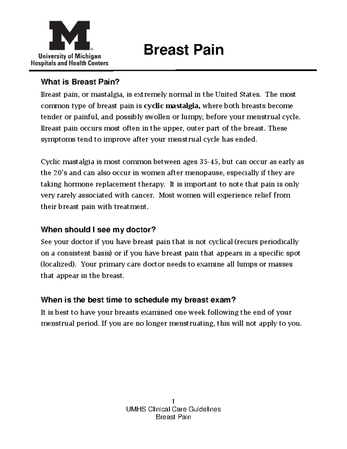 Breast Pain - Nbbbh - Breast Pain What is Breast Pain? Breast pain, or ...