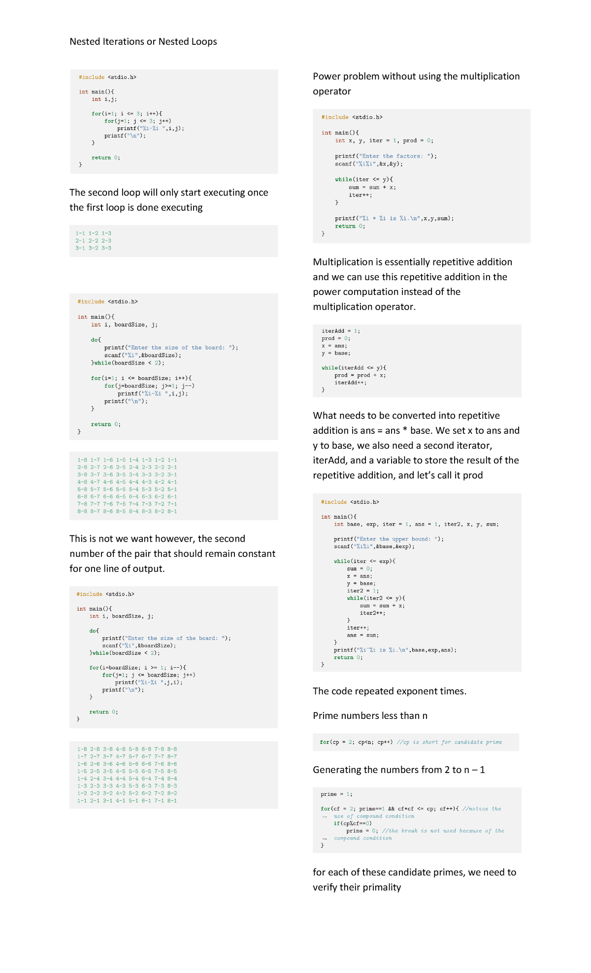 Nested Loop Me And My Yapper Are In Nested Iterations Or Nested