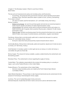 ECO CH 3 Notes - Chapter 3: National Income: Where it Comes From and ...