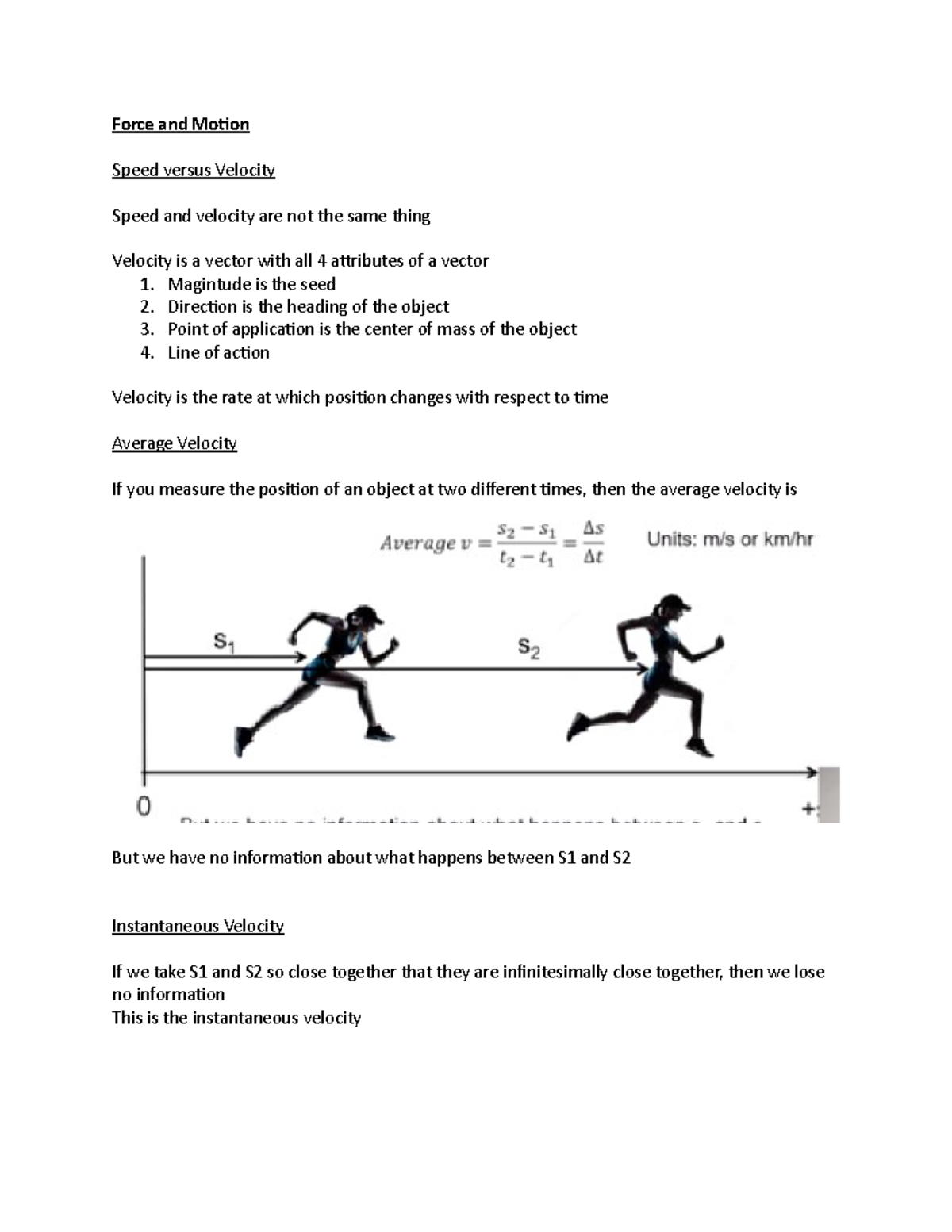 Force And Motion Lecture 8 Force And Motion Speed Versus Velocity force-and-motion-lecture-8-force-and-motion-speed-versus-velocity