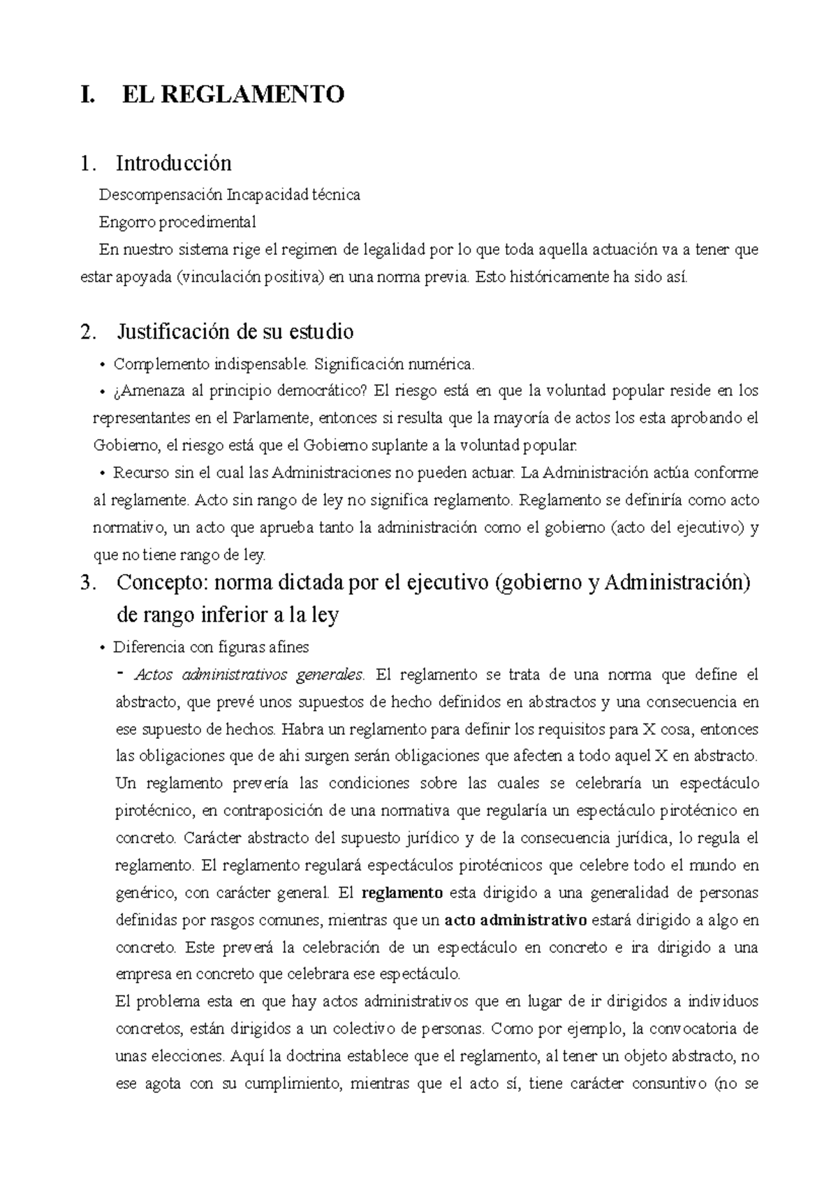 El reglamento del derecho administrativo - Derecho Administrativo - I ...