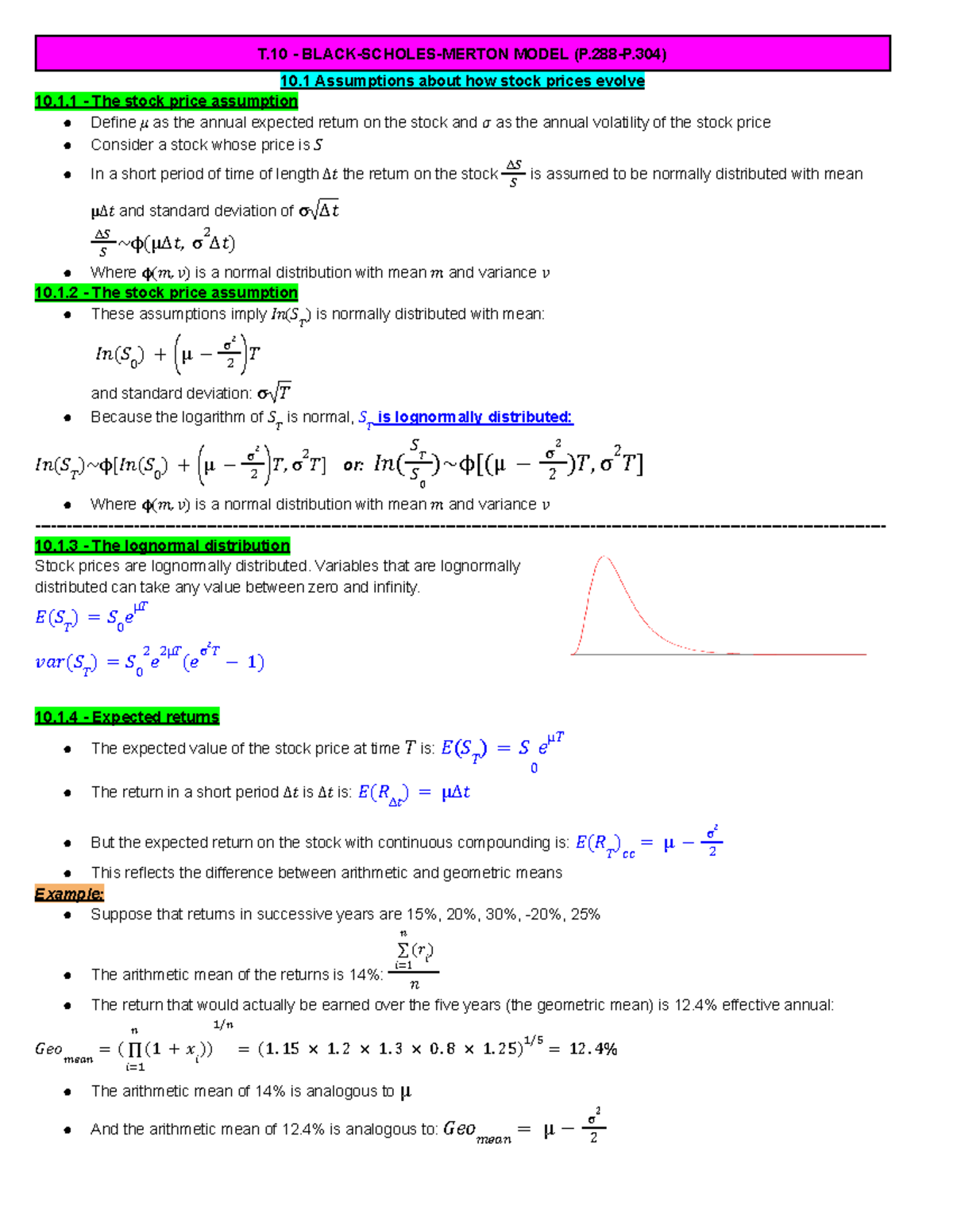 3029WEEK10- Google Docs - T - BLACK-SCHOLES-MERTON MODEL (P.288-P) 10 ...