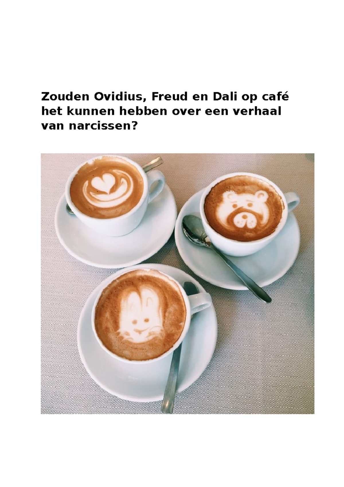 Metamorphoses Ovidius Narcissus En Echo - Zouden Ovidius, Freud en Dali ...