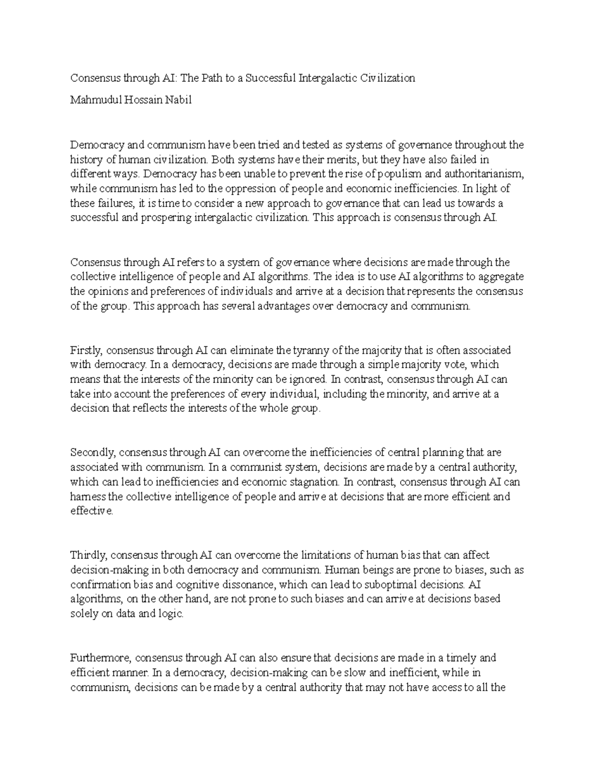 The Path to a Successful Intergalactic Civilization - Both systems have ...