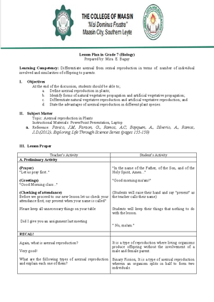 LP Grade-7 Saturated and Unsaturated Solutions - Lesson Plan in Science ...
