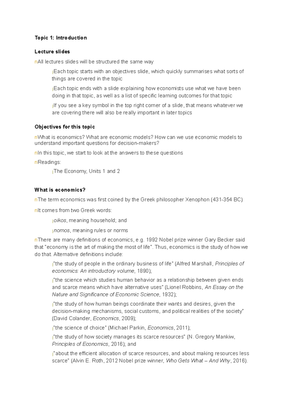 Topic-1 -Introduction - Topic 1: Introduction Lecture slides nAll lectures slides will be ...