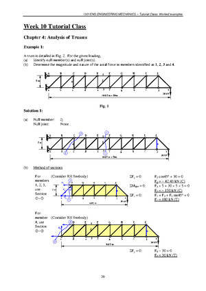 Bending-Moment - Truss calculations - Bending Moment 1. CH28 p How to ...