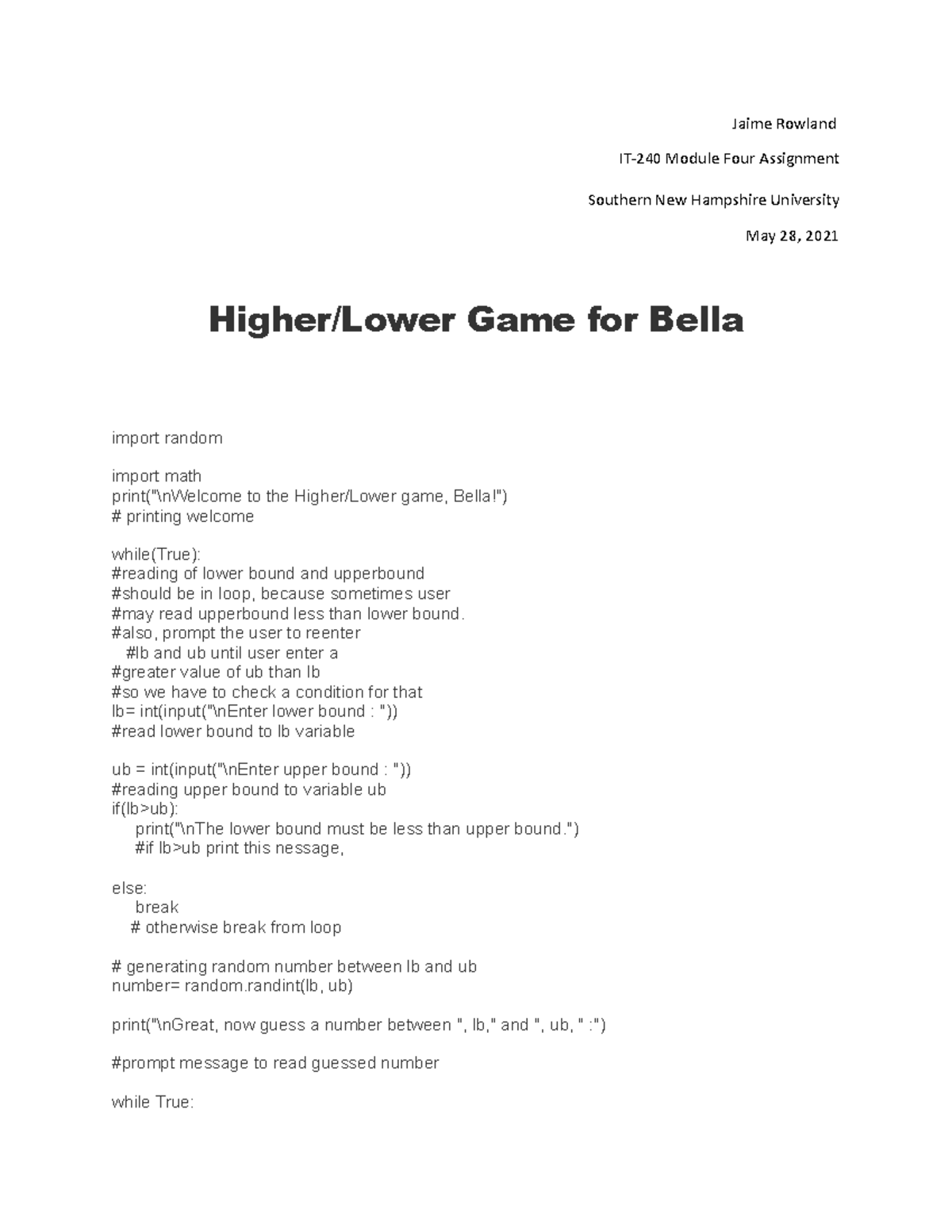 Jaime Rowlandit 240 Module Four Assignment Jaime Rowland It 240 Module Four Assignment