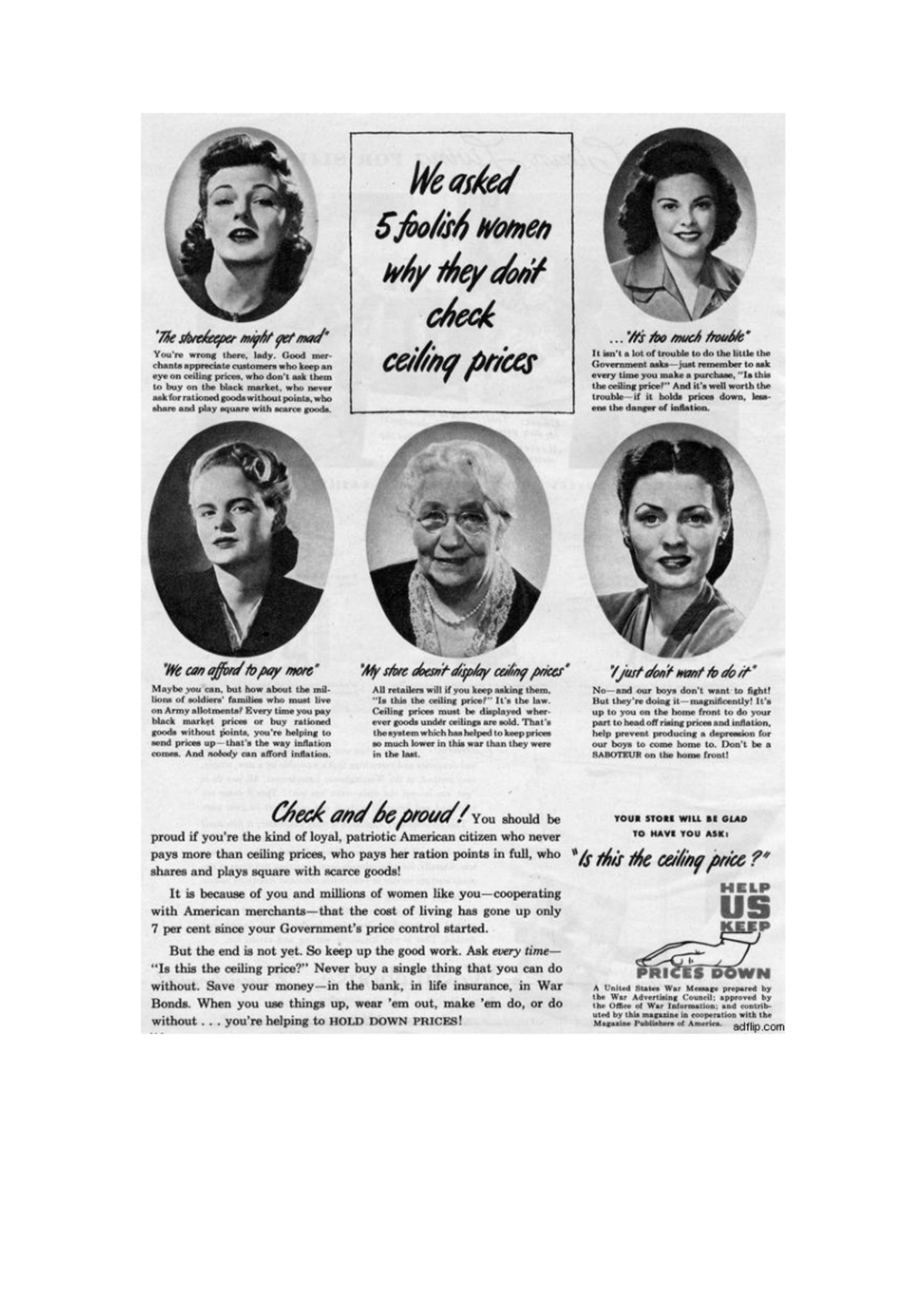 War advertising council aug 44 - LING 100 - Studocu