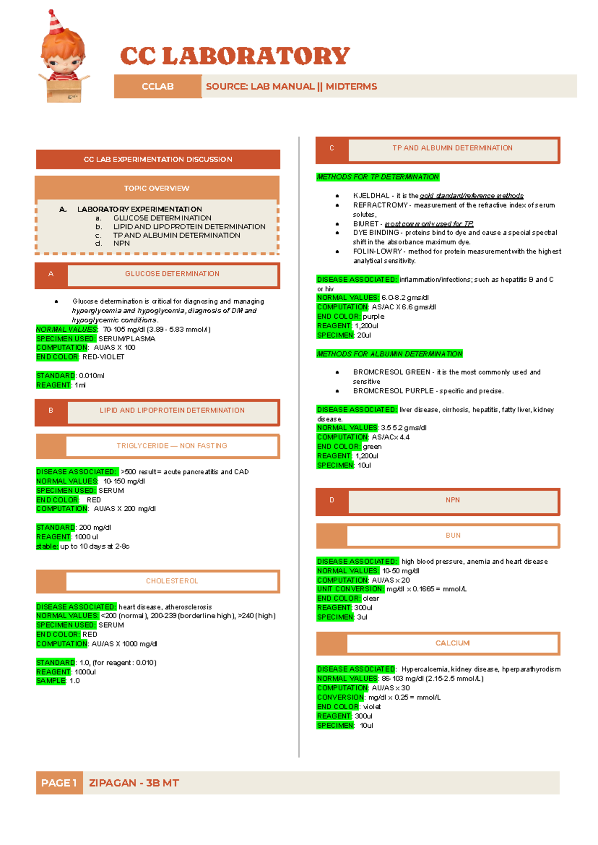 Cc-lab - CC1 lab reviewer - CC LAB EXPERIMENTATION DISCUSSION TOPIC OVERVIEW A. LABORATORY - Studocu