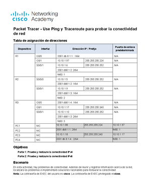 13.2.6-packet-tracer -verify-ipv4-and-ipv6-addressing es-XL - Packet Tracer: Identificación del ...