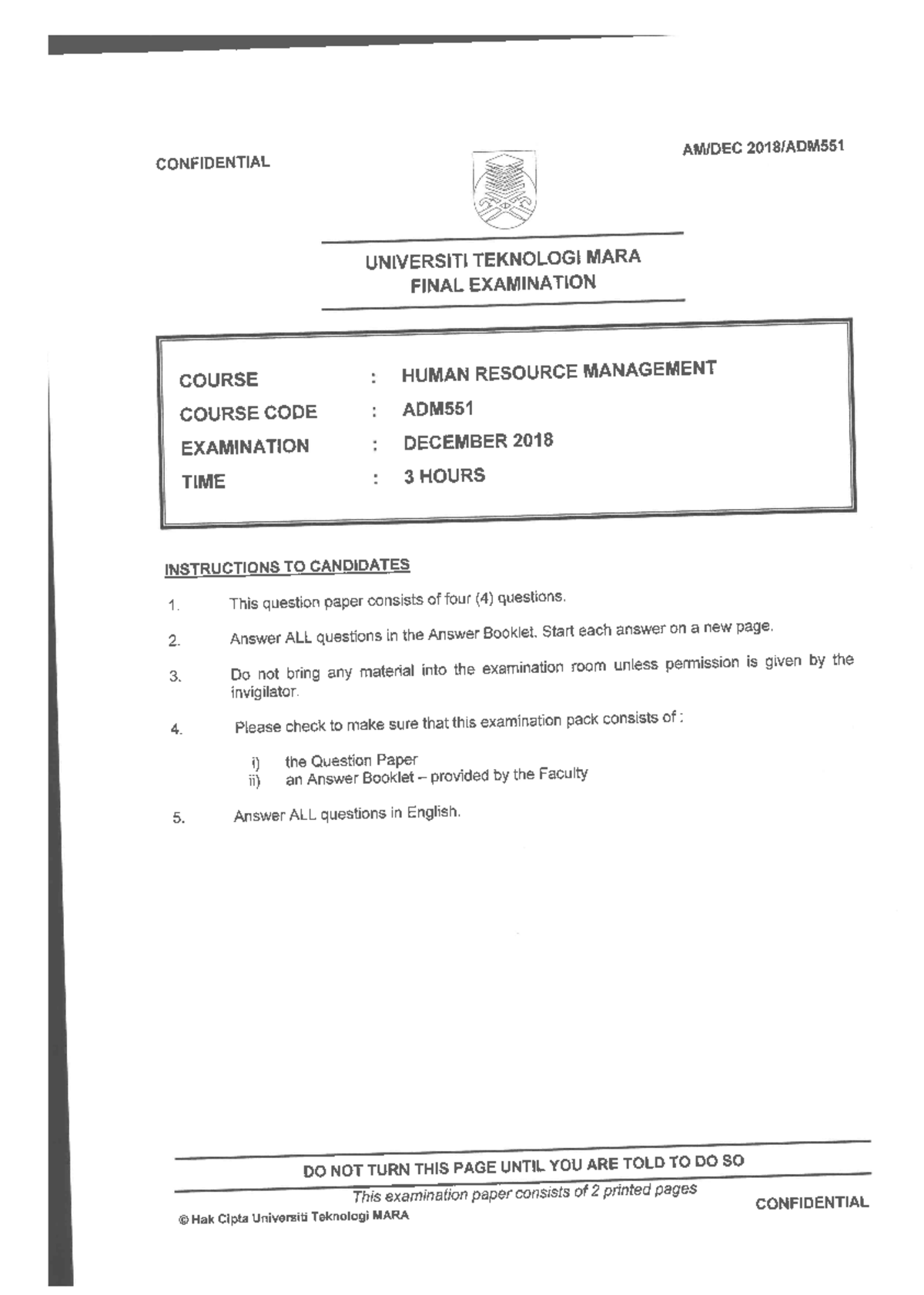 DEC 2018 - exam paper - International relations - Studocu