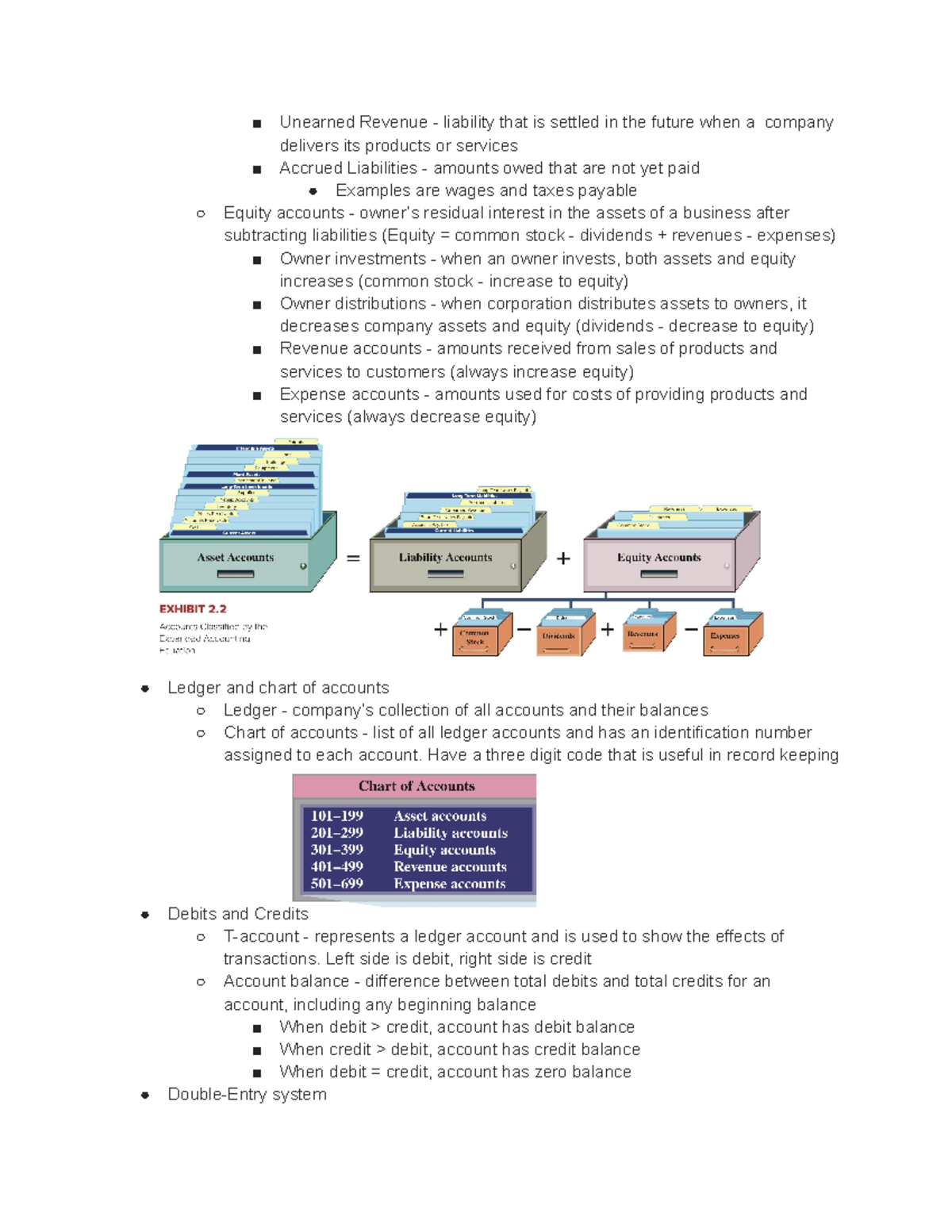 Accounting Notes-7-9 - Chapters 1-4 - ACTG 210 - Chapman - Studocu