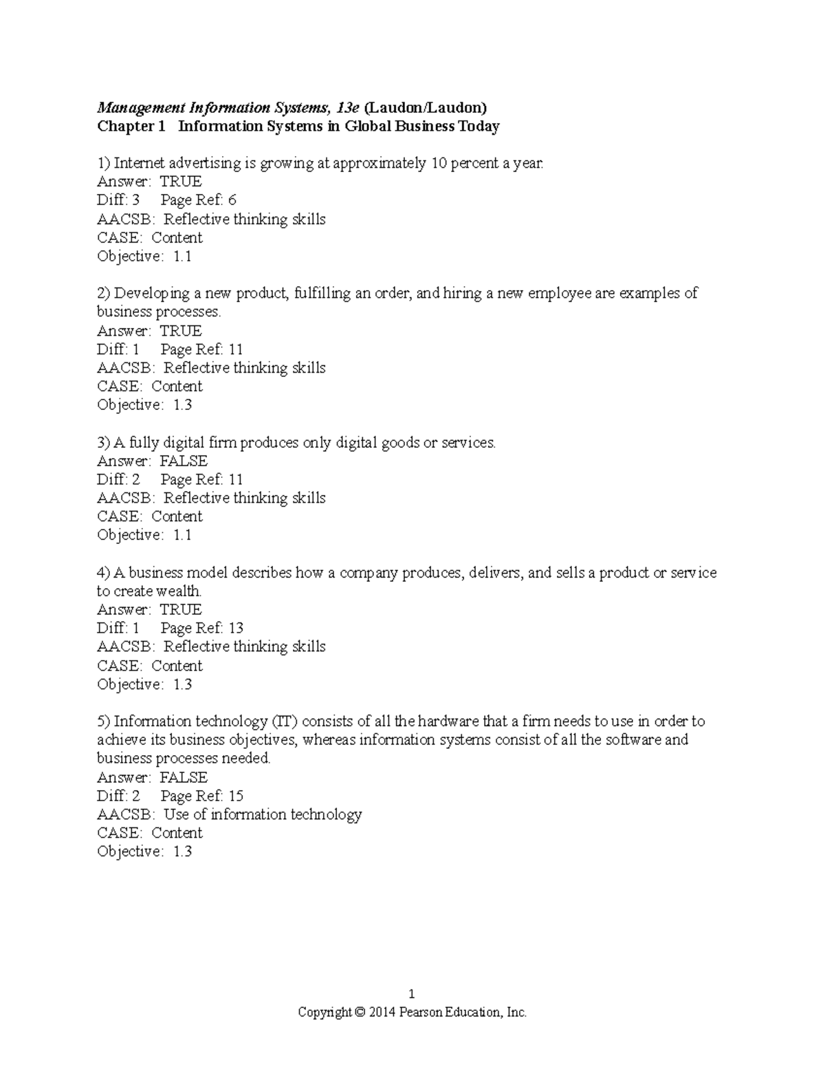 Final 1 1 February 2019, questions and answers - Management Information ...
