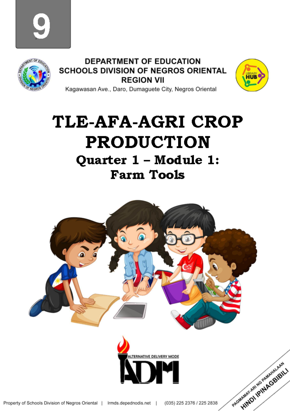 Final-G9-week-1 FOR Student - 9 - TLE-AFA-AGRI CROP PRODUCTION Quarter ...