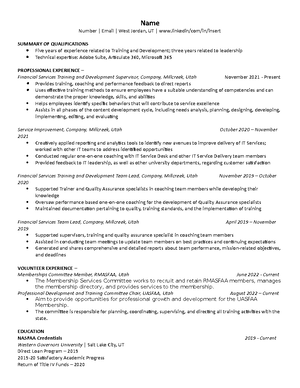 C716 - Task 2-Cover Letter - Name Address City, State, Zip Code email ...