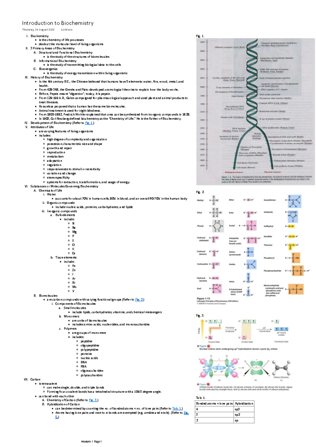 MLS 5 Biochemistry for MLS (lec) - Biochemistry - is the chemistry of ...
