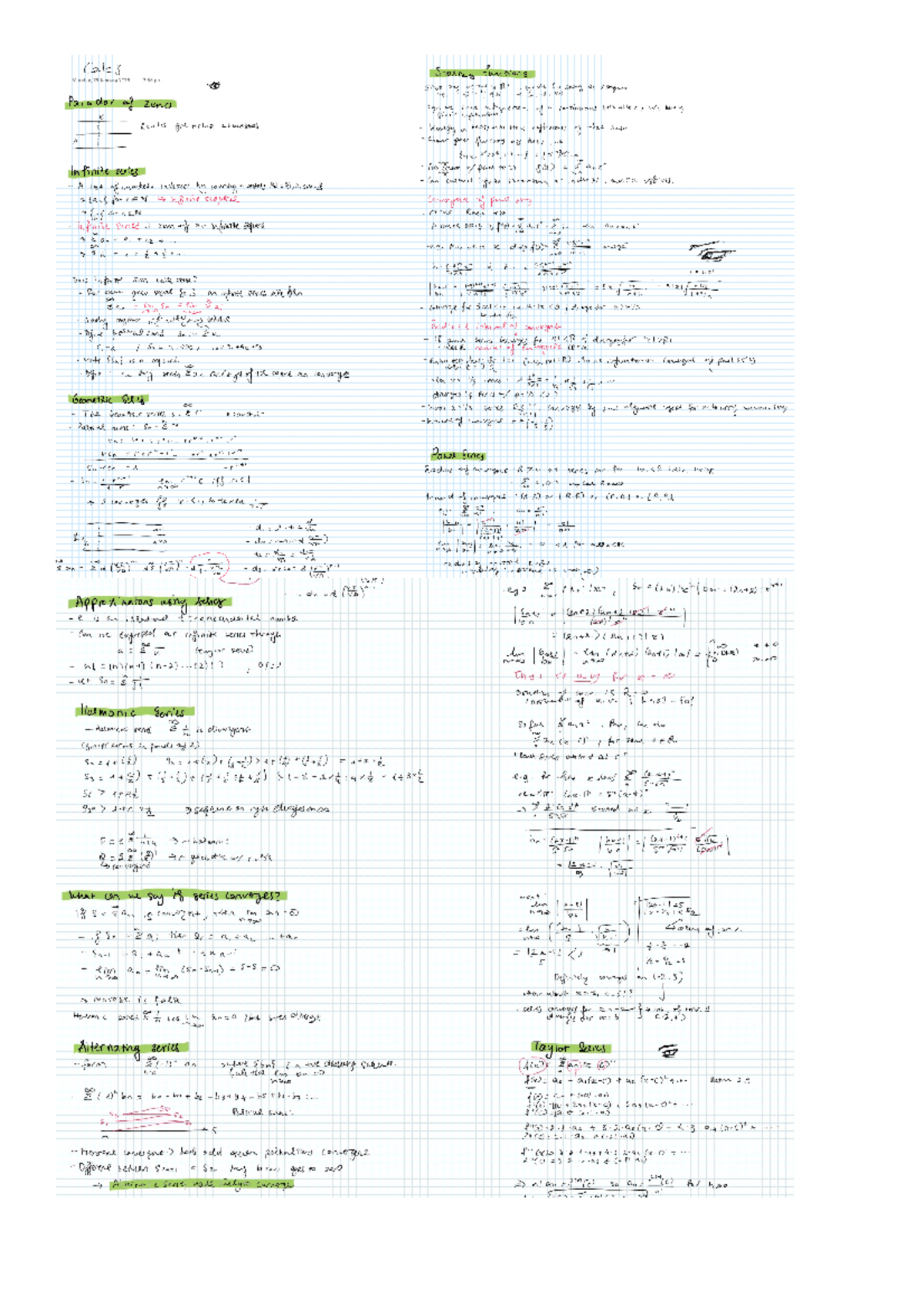 Week 5/6 calculus notes - MATHS 1012 - Studocu