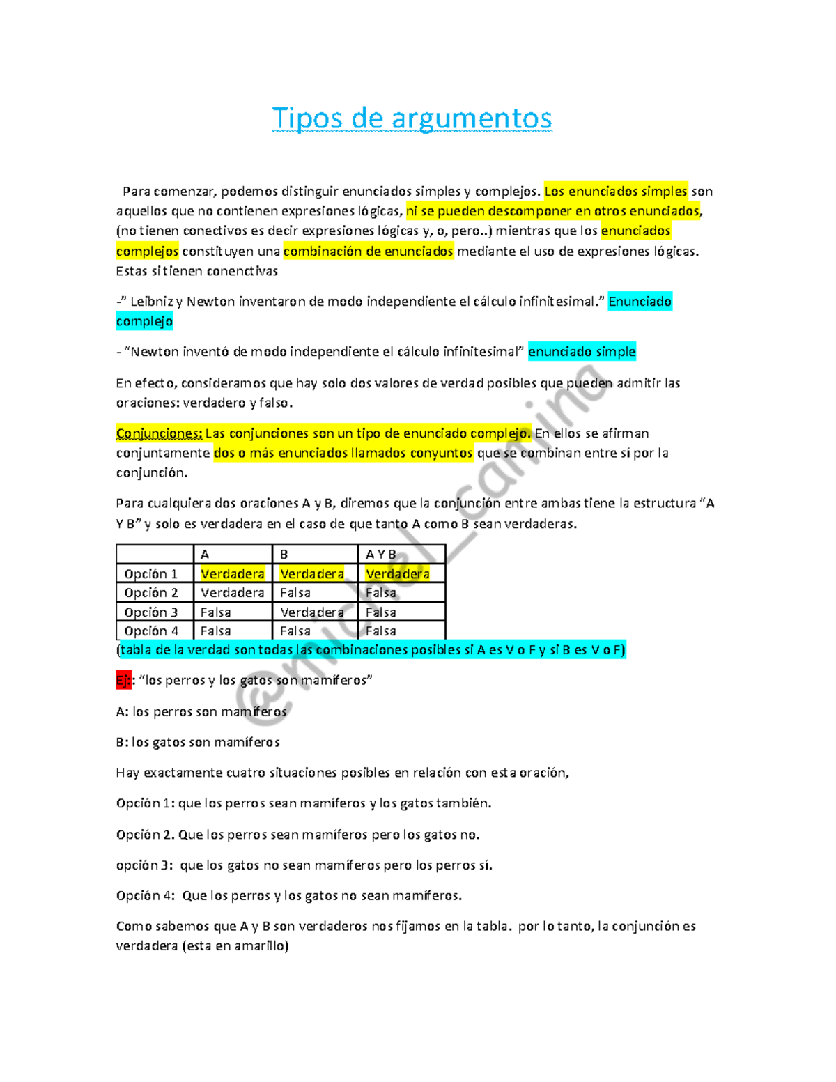 Tipos de argumentos - Tipos de argumentos Para comenzar, podemos ...