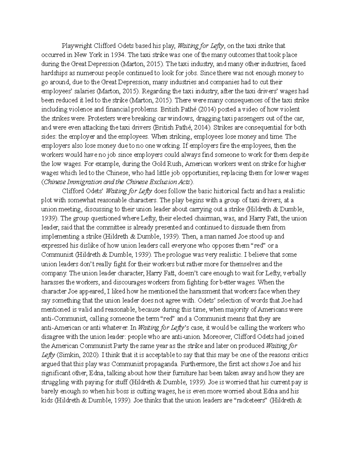 Thea assignments - Waiting for Lefty, Zoot Suit, Twilight: Los Angeles ...