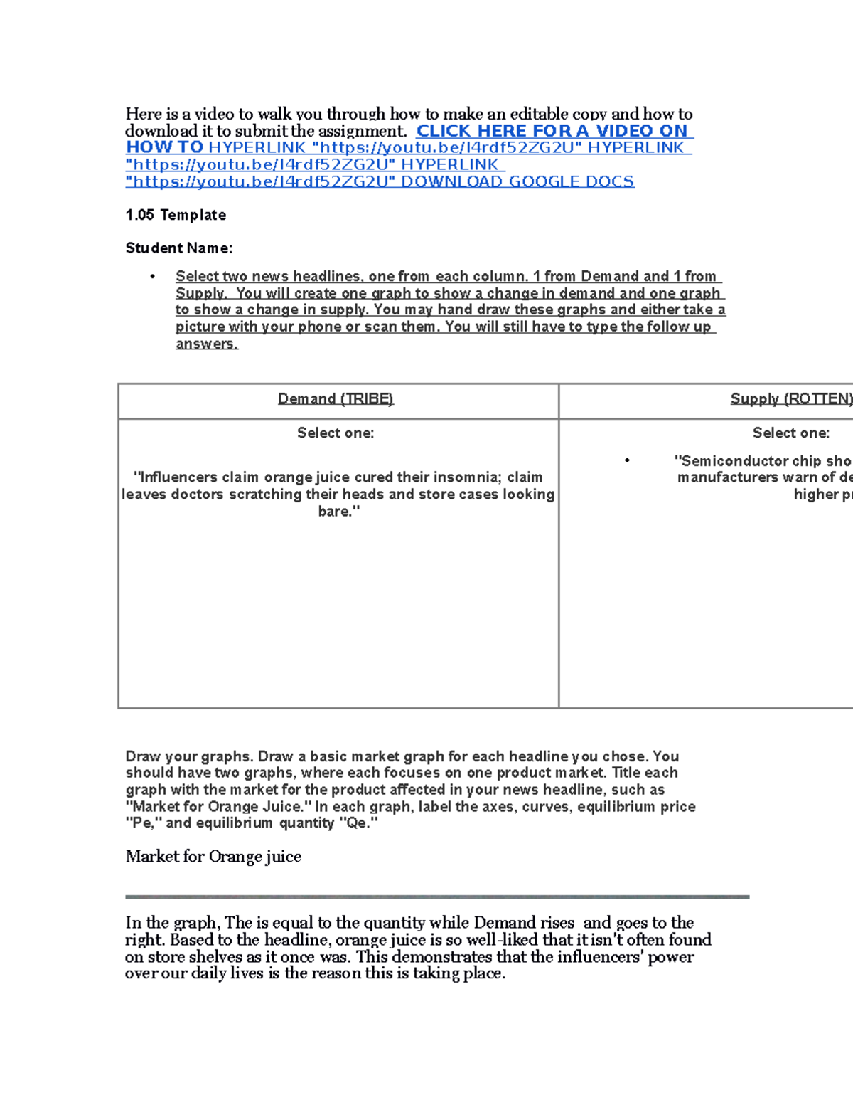 1 - Describing the lifes in the oceans - Here is a video to walk you ...