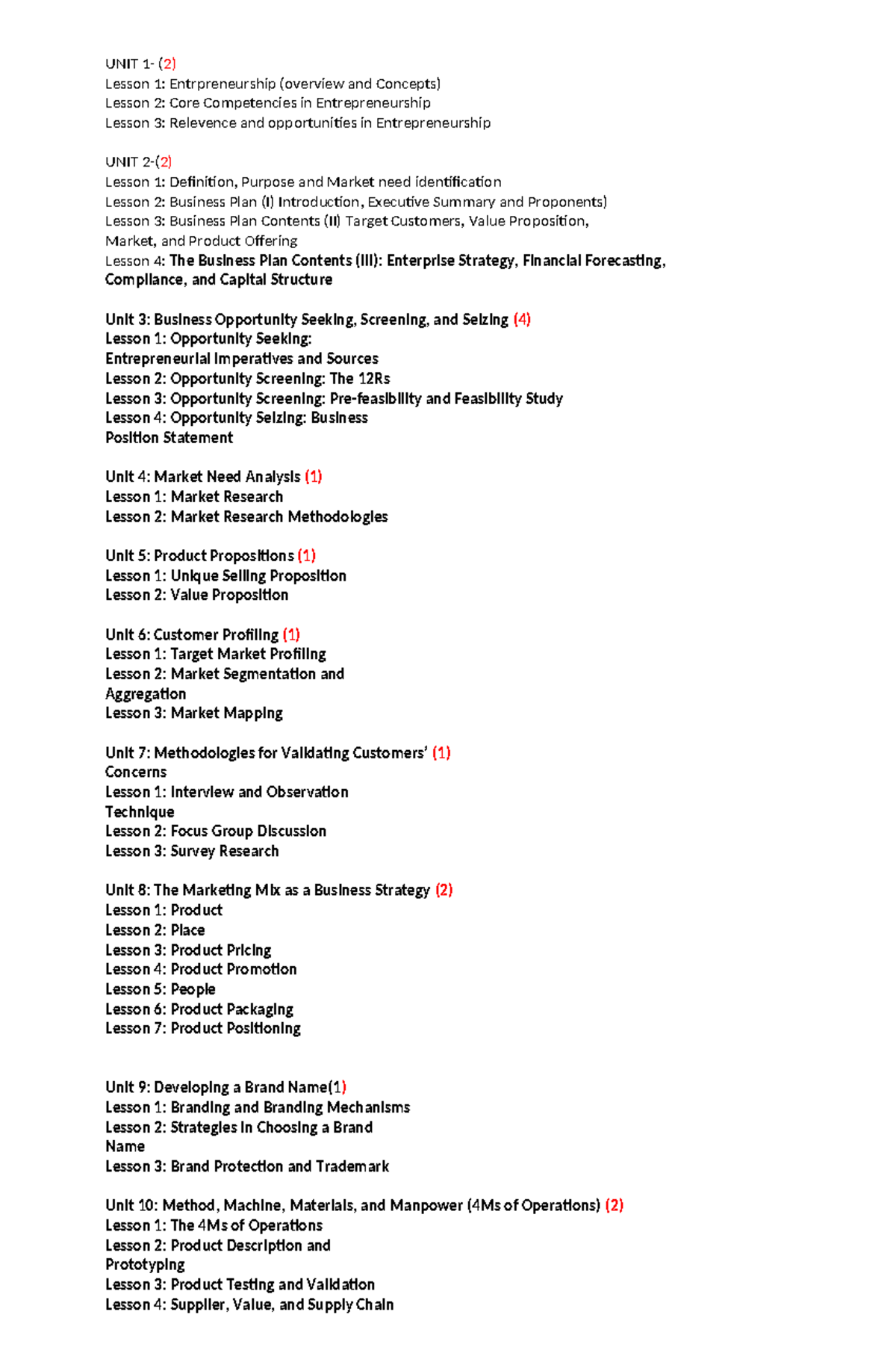 Entrep Topic - UNIT 1- ( 2 ) Lesson 1: Entrpreneurship (overview and ...