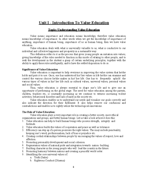 Complete Notes for uhv - Uhv (universal Human Value) - AKTU - Studocu