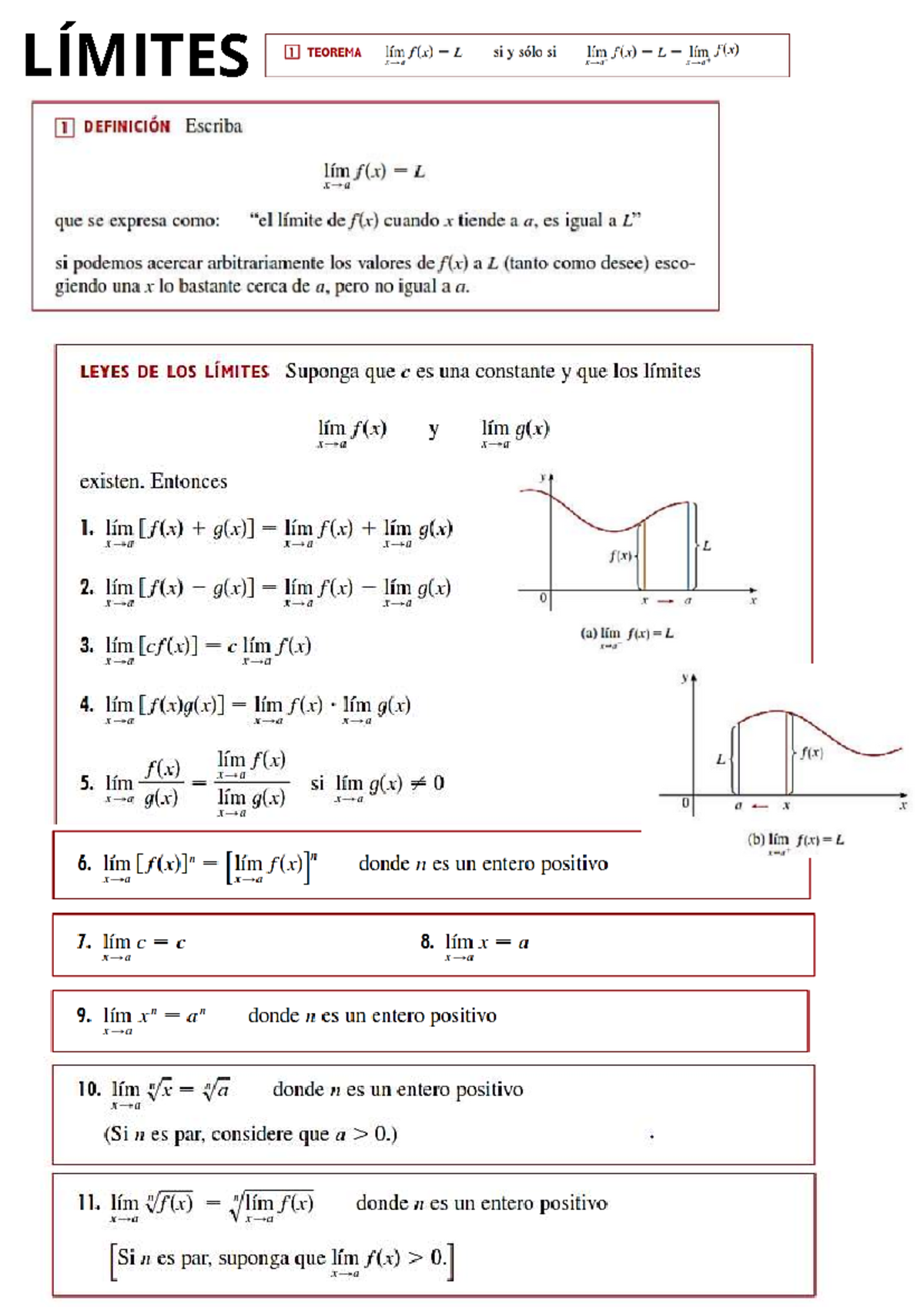 Formulario - formulas - LÍMITES DERIVADA CONTINUIDAD Función Derivada ...