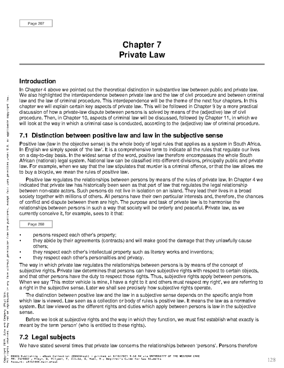 Kleyn DViljoen FZ 2019 Introduction Beginners Guide For Law S - 128 ...