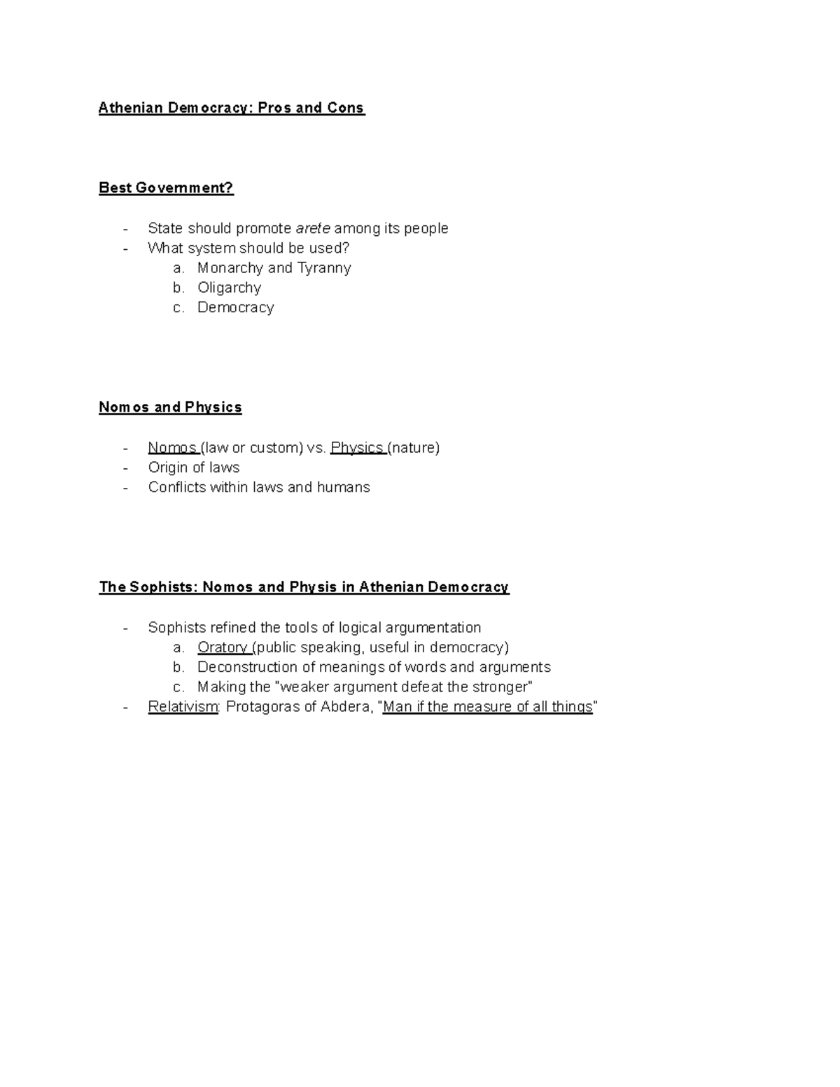 The Fall of the Poleis and King of the World - Athenian Democracy: Pros ...