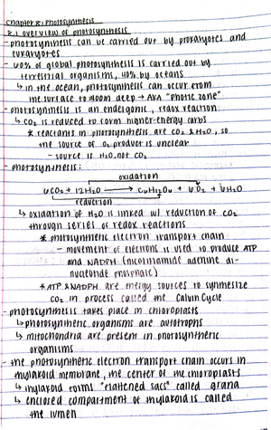 Ch. 7 Notes - Respiration and Fermentation - Ryann Szakaly Respiration ...
