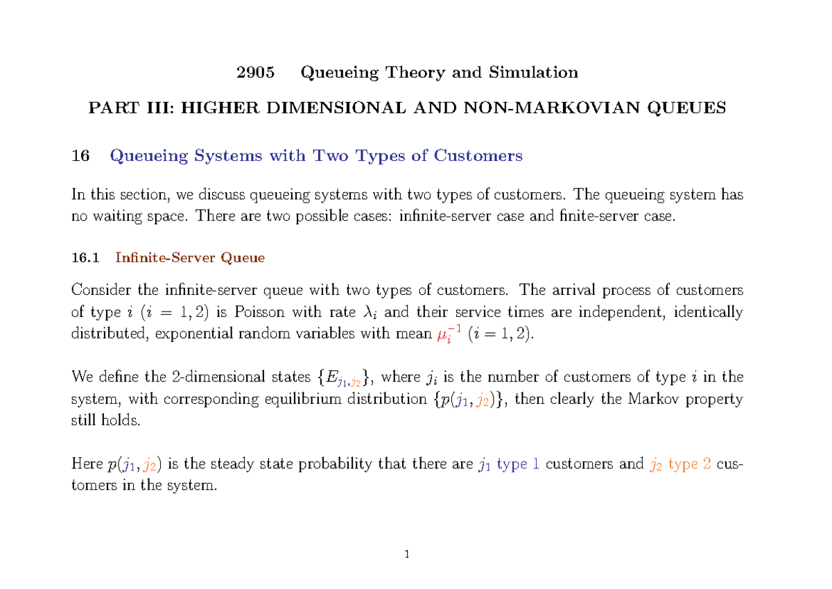 Qpart 3 - QTHY3 - 2905 Queueing Theory and Simulation PART III: HIGHER ...