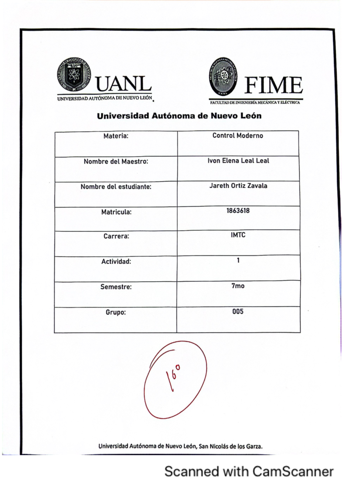Actividad 1 Control moderno - Control Moderno Y Laboratorio - Studocu