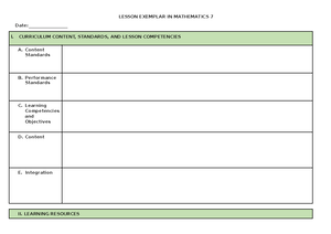 4As lesson plan in math - hsjaha - Republic of the Philippines JOSE ...