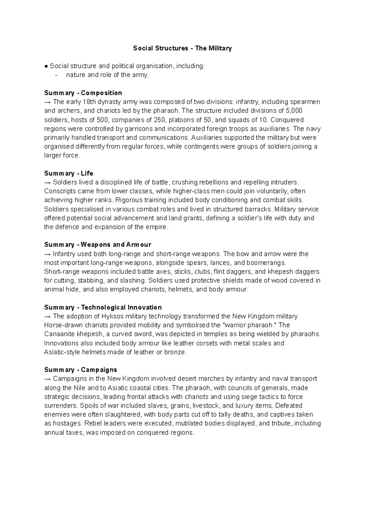 DPS NKE Military - Social Structure - Social Structures - The Military ...