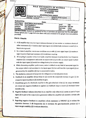 Experiment VI thevenin - EXPERIMENT VI:AC Thevenin’s Theorem Objective ...