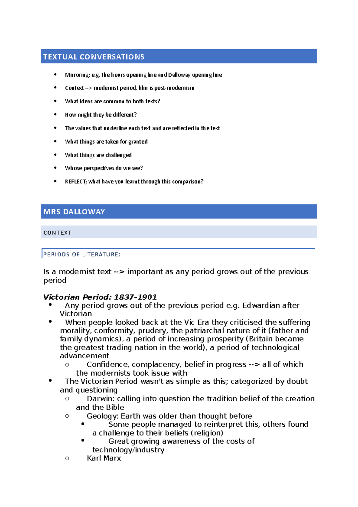 Textual conversations notes - TEXTUAL CONVERSATIONS Mirroring; e. the ...