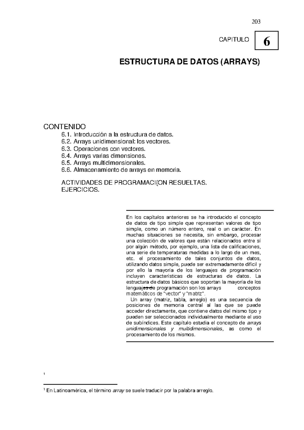 Arrays(vectores y matrices) - CAPITULO ESTRUCTURA DE DATOS (ARRAYS ...