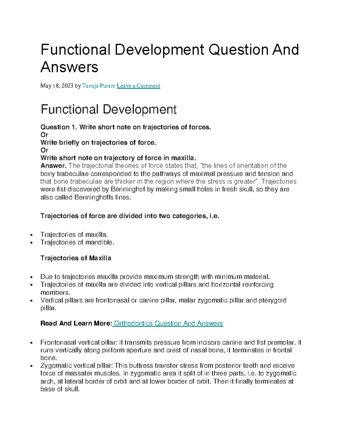 Functional Development Question And Answers - Functional Development ...