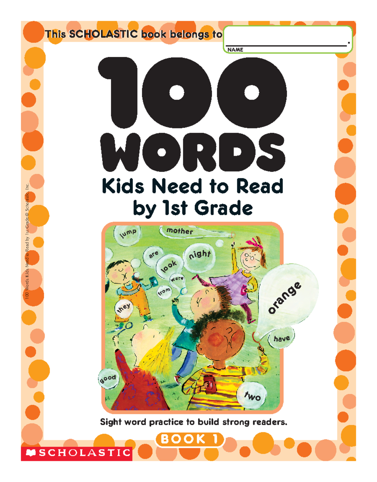 100 Words Kids Need to Read by 1st Grade Sight Word Practice to Build ...