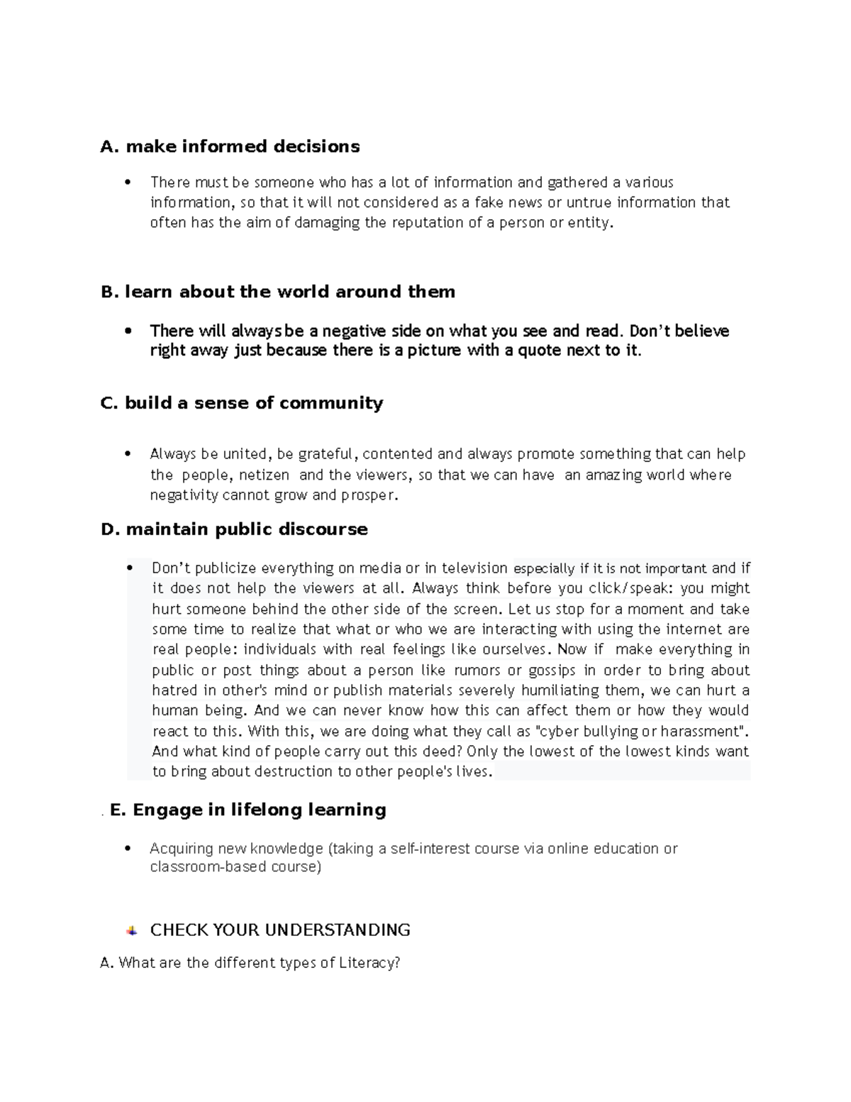 S Notes A Make Informed Decisions There Must Be Someone Who Has A s-notes-a-make-informed-decisions-there-must-be-someone-who-has-a