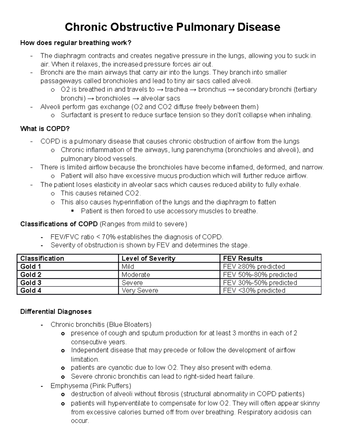 COPD Info - Disease overview - Chronic Obstructive Pulmonary Disease ...
