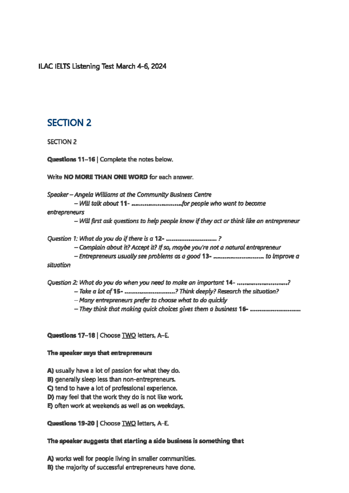 L2 - ilac - English A: Literature SL - Studocu